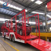 China Brand New 2/3 Axle Steel Car Carrier Semi-Trailer Double Deck 5/6/7/8/10 Cars for Truck Transportation Car Carrier Trailer for sale