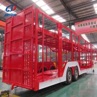 China Brand New 2/3 Axle Steel Car Carrier Semi-Trailer Double Deck 5/6/7/8/10 Cars for Truck Transportation Car Carrier Trailer for sale