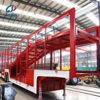 China Brand New 2/3 Axle Steel Car Carrier Semi-Trailer Double Deck 5/6/7/8/10 Cars for Truck Transportation Car Carrier Trailer for sale