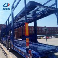 China 10 Car Carrier Semi Trailer with 12R22.5 Tyres and 40t Payload for sale