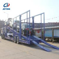 China 10 Car Carrier Semi Trailer with 12R22.5 Tyres and 40t Payload for sale