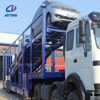 China 10 Car Carrier Semi Trailer with 12R22.5 Tyres and 40t Payload for sale