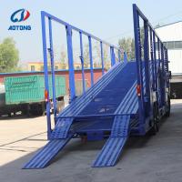 China 10 Car Carrier Semi Trailer with 12R22.5 Tyres and 40t Payload for sale