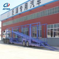 China 10 Car Carrier Semi Trailer with 12R22.5 Tyres and 40t Payload for sale