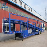 China 10 Car Carrier Semi Trailer with 12R22.5 Tyres and 40t Payload for sale