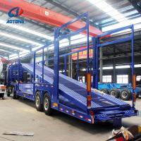 China 10 Car Carrier Semi Trailer with 12R22.5 Tyres and 40t Payload for sale