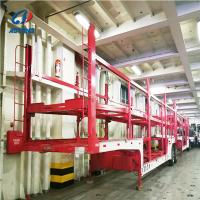 China 6-10 Car Carrier Semi Trailer with 12R22.5 Tyres 13T Axle for sale