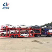 China 6-10 Car Carrier Semi Trailer with 12R22.5 Tyres 13T Axle for sale