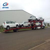 China Double Deck Car Carrier Semi Trailer 14m x 2.5m with 12R22.5 Tyres for sale