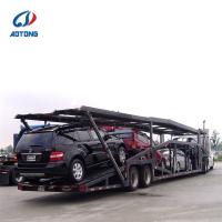 China BPW Axle Car Carrier Semi-Trailer 10-12 Vehicle Capacity 24V LED for sale