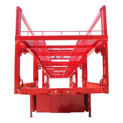 China High Quality 8 Units Loading Car Carrier Semi Trailer with 12R22.5 Tyre Specifications and 2’’/3.5’’ Bolt Type Kin Pin for sale