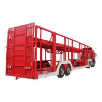 China High Quality 8 Units Loading Car Carrier Semi Trailer with 12R22.5 Tyre Specifications and 2’’/3.5’’ Bolt Type Kin Pin for sale
