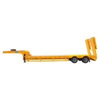 China Factory Direct Heavy Duty 2/3/4 Axles Lowbed Semi Trailer with 28 Ton Two Speed Landing Gear and 40000-80000KG Payload for sale