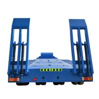China High-Quality Heavy-Duty 3/4/5-Axle Lowbed Trailer 80T 90T 100T Hydraulic Detachable Gooseneck Lowboy Semi-Trailer for sale