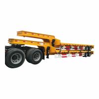 China Custom 70-200 Tons Capacity Lowbed Semi Trailer with 2550mm Width and 4000mm Height for Heavy Transport for sale