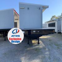 China Good Price 3 Axles 60ton Low Bed Trailer 80/120ton Lowboy Semi Trailer 4 Axles Lowbed Loader Trailers for sale