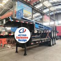 China Good Price 3 Axles 60ton Low Bed Trailer 80/120ton Lowboy Semi Trailer 4 Axles Lowbed Loader Trailers for sale