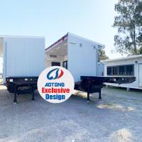 China Good Price 3 Axles 60ton Low Bed Trailer 80/120ton Lowboy Semi Trailer 4 Axles Lowbed Loader Trailers for sale