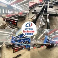 China Good Price 3 Axles 60ton Low Bed Trailer 80/120ton Lowboy Semi Trailer 4 Axles Lowbed Loader Trailers for sale