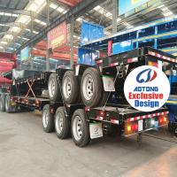 China Good Price 3 Axles 60ton Low Bed Trailer 80/120ton Lowboy Semi Trailer 4 Axles Lowbed Loader Trailers for sale