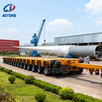 China Heavy-duty Customizable 3-Axis 60-120 Tons Foldable Construction Machinery Transportation Low-bed Trailer Trailer Truck for sale