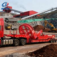 China Two, Three, Four Axle Gooseneck Flatbed Semi Truck with Low Deck, Lowboy, Loader, or Low Bed Semi Trailer for sale