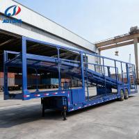 China Car Carrier Semi Trailer with 28T Two Speed Landing Leg T700 High Strength Steel and 245/70R19.5 Tires for sale
