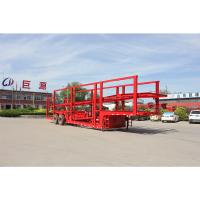 China 2/3axle 6/8/10/12 Hydraulic/Screw Lifting SUV/Car Carrier Semi Trailer Hauler with Jump Board Truck Trailer Price for sale