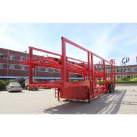 China 2/3axle 6/8/10/12 Hydraulic/Screw Lifting SUV/Car Carrier Semi Trailer Hauler with Jump Board Truck Trailer Price for sale