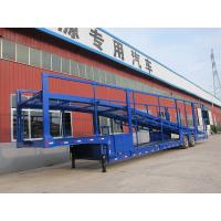 China Heavy Duty Car Carrier Semi Trailer with T700/Q345 Steel Main Beam Hydraulic Lifting and JOST King Pin for sale