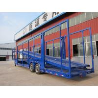 China Heavy Duty Car Carrier Semi Trailer with T700/Q345 Steel Main Beam Hydraulic Lifting and JOST King Pin for sale