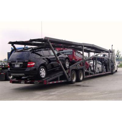 China High Capacity T700 High Strength Steel Car Carrier Semi Trailer with 245/70R19.5 Tires and Customized Dimension for sale