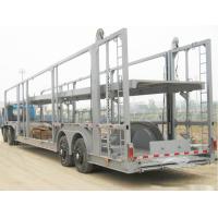 China 16Mn Mild Alloy Car Carrier Semi Trailer with 50# King Pin and 15Ton Static Capacity for Heavy Duty Vehicle Transport for sale