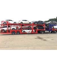China 16Mn Mild Alloy Car Carrier Semi Trailer with 50# King Pin and 15Ton Static Capacity for Heavy Duty Vehicle Transport for sale