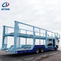 China 40 Ton 60 Ton Car Hauler Trailer with 10 Cars Transport Capacity and Customized Dimensions for sale