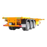 China 20 Feet Container Skeleton Semi Trailer 3 Axles Port Container Transportation for sale
