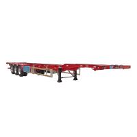 China 12m Container Semi Trailer with 12500mmX250mmX1550mm Dimensions and 5-6.5T Tare Weight for Heavy Duty Transport for sale