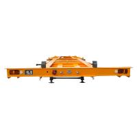 China 12m Container Semi Trailer with 12500mmX250mmX1550mm Dimensions and 5-6.5T Tare Weight for Heavy Duty Transport for sale