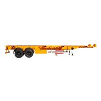 China ABS Anti-Lock Braking System Skeleton Semitrailer for Container Transport 45 20 40 FT Container Trailer Heavy-Duty Low Bed Trailer with Anti-Lock Braking System for sale
