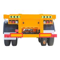 China ABS Anti-Lock Braking System Skeleton Semitrailer for Container Transport 45 20 40 FT Container Trailer Heavy-Duty Low Bed Trailer with Anti-Lock Braking System for sale