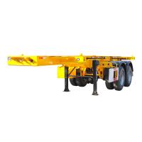 China 20feet 40feet 45feet 2/3/4 Axle Skeleton Type Container Transport Chassis/Frame Truck Semi Trailer for sale
