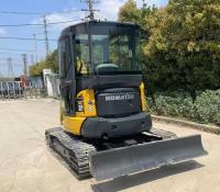 China Japan 3tons of used small crawler environmental protection excavator digger Komatsu PC35 for sale