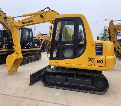China Japan six tons of second-hand mini strong power Komatsu crawler excavator PC60-8 for sale