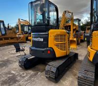 China Japan 5 tons of second-hand mini strong power Komatsu crawler excavator PC55MR. for sale