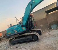 China Engine model Hino Hino J05E Second-hand Kobelco Excavator Green Sk200 Excavator with 114kw power for sale
