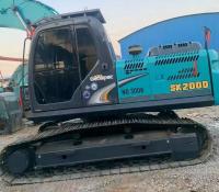 China Engine model Hino Hino J05E Second-hand Kobelco Excavator Green Sk200 Excavator with 114kw power for sale