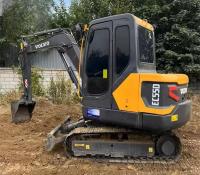 China used Volvo EC55D Excavator Mini Bulldozer 5 Ton Hydraulic Excavator on Sale for sale