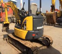 China Refurbished Komatsu Excavator 18.2kw 2840mm Track Length Second-hand Digger PC30mr-5 for sale