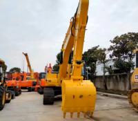 China Secondhand Komatsu Excavator 2840mm Track Yellow Second Hand Excavator PC200-8 for sale