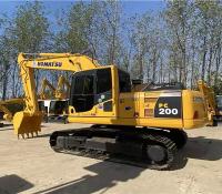 China PC200-8 Used Komatsu Excavator Yellow Track Length 2840mm for sale